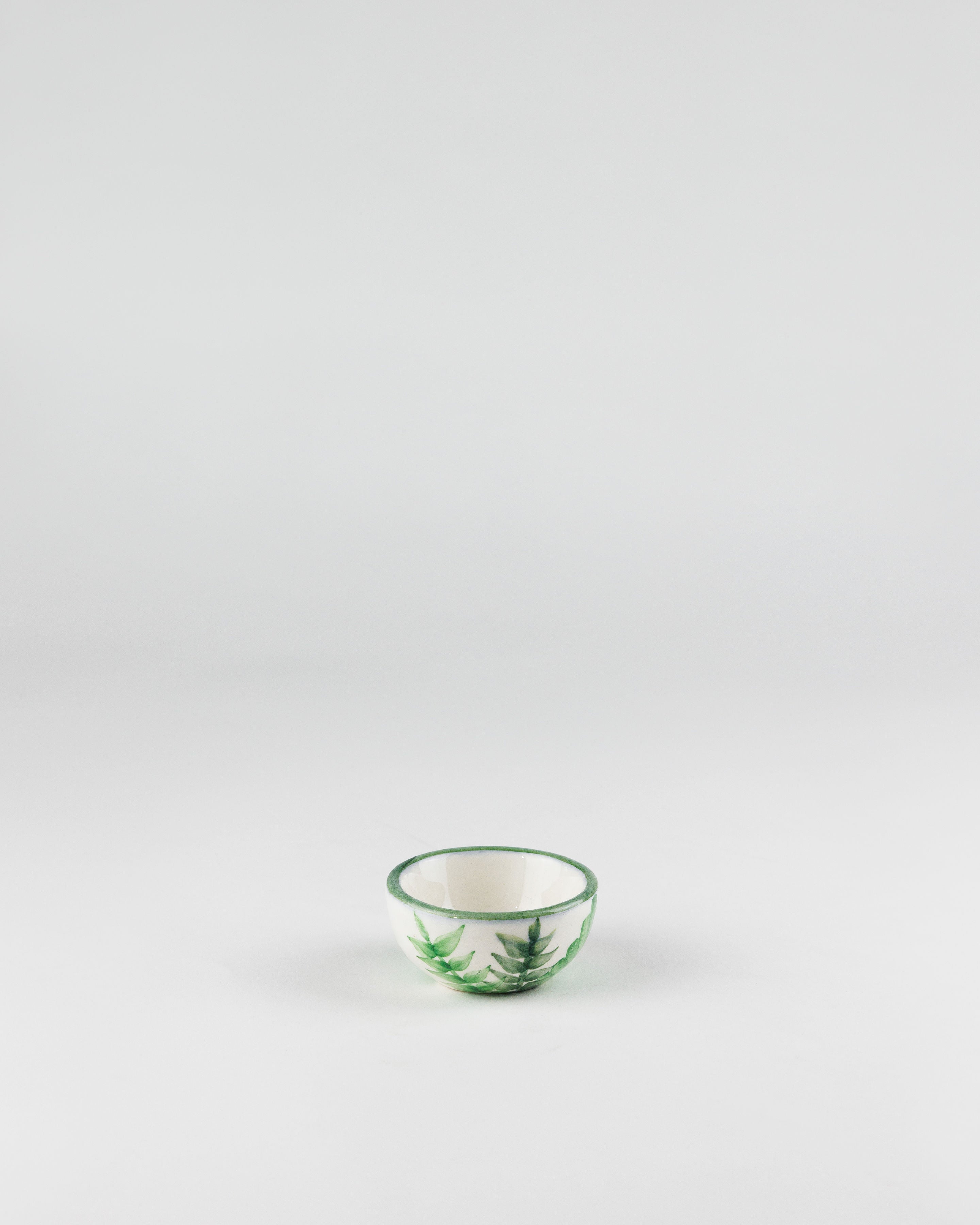 Dish - Ceramic Mini Spice (4) with palm design made in Colombia – Voyage