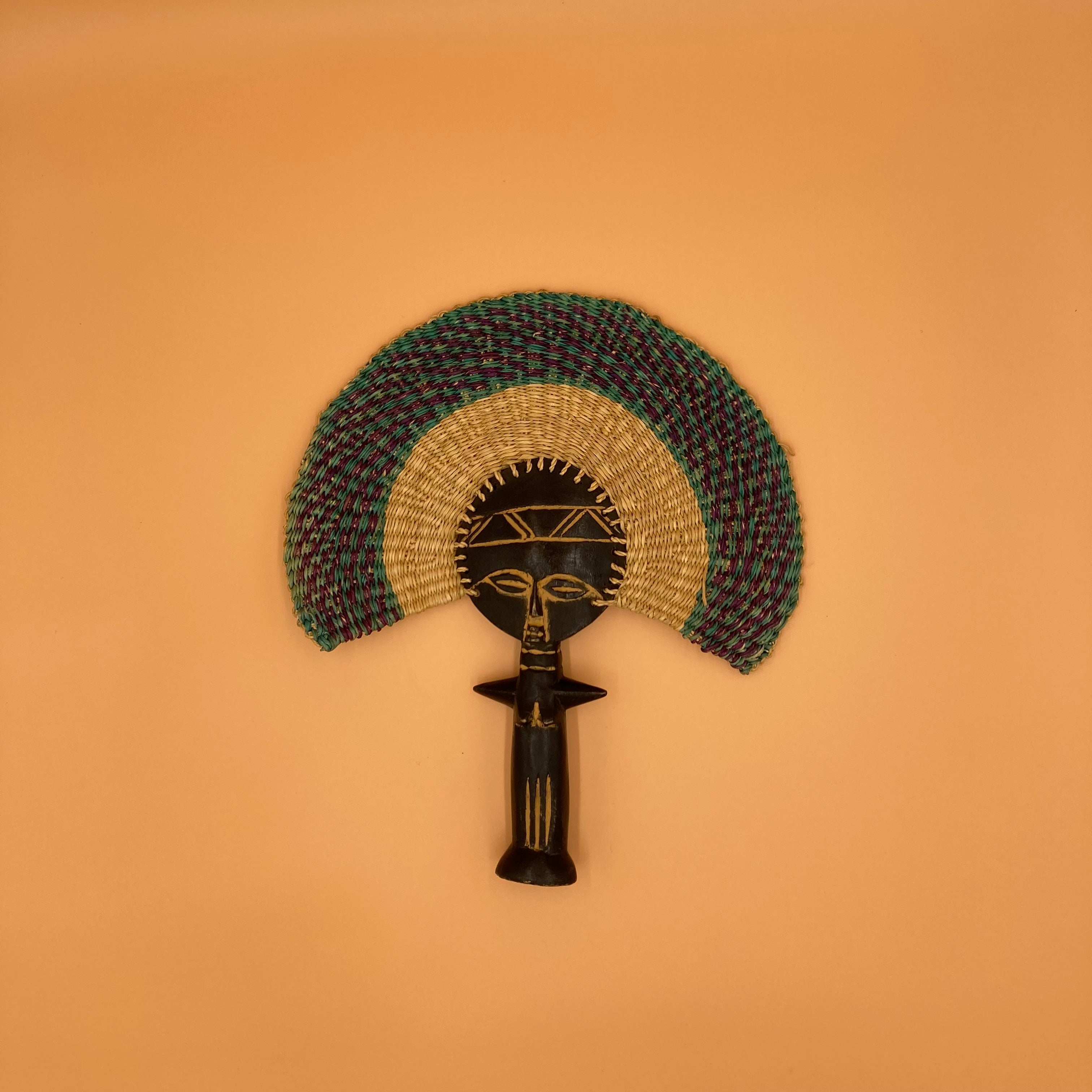 Fan for wall decor handmade by women in Ghana and beautiful wall decor ...